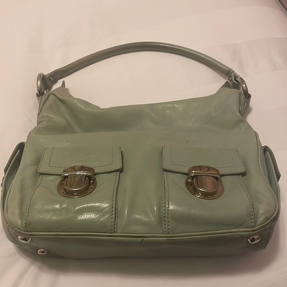 Marc Jacobs | Bags | Marc Jacobs Multi Pocket Mint Green Shoulder Bag ...
